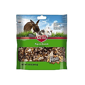 Kaytee Pop-A-Rounds Treat For Small Animals, 2 Oz.