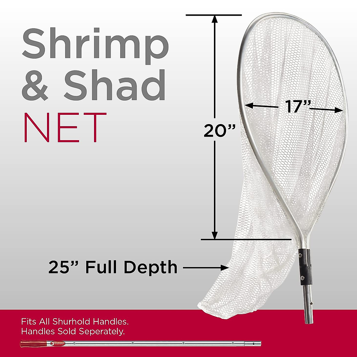 Shurhold Shur-LOK Shrimp & Shad Dip Net - 17" x 20" x 30"