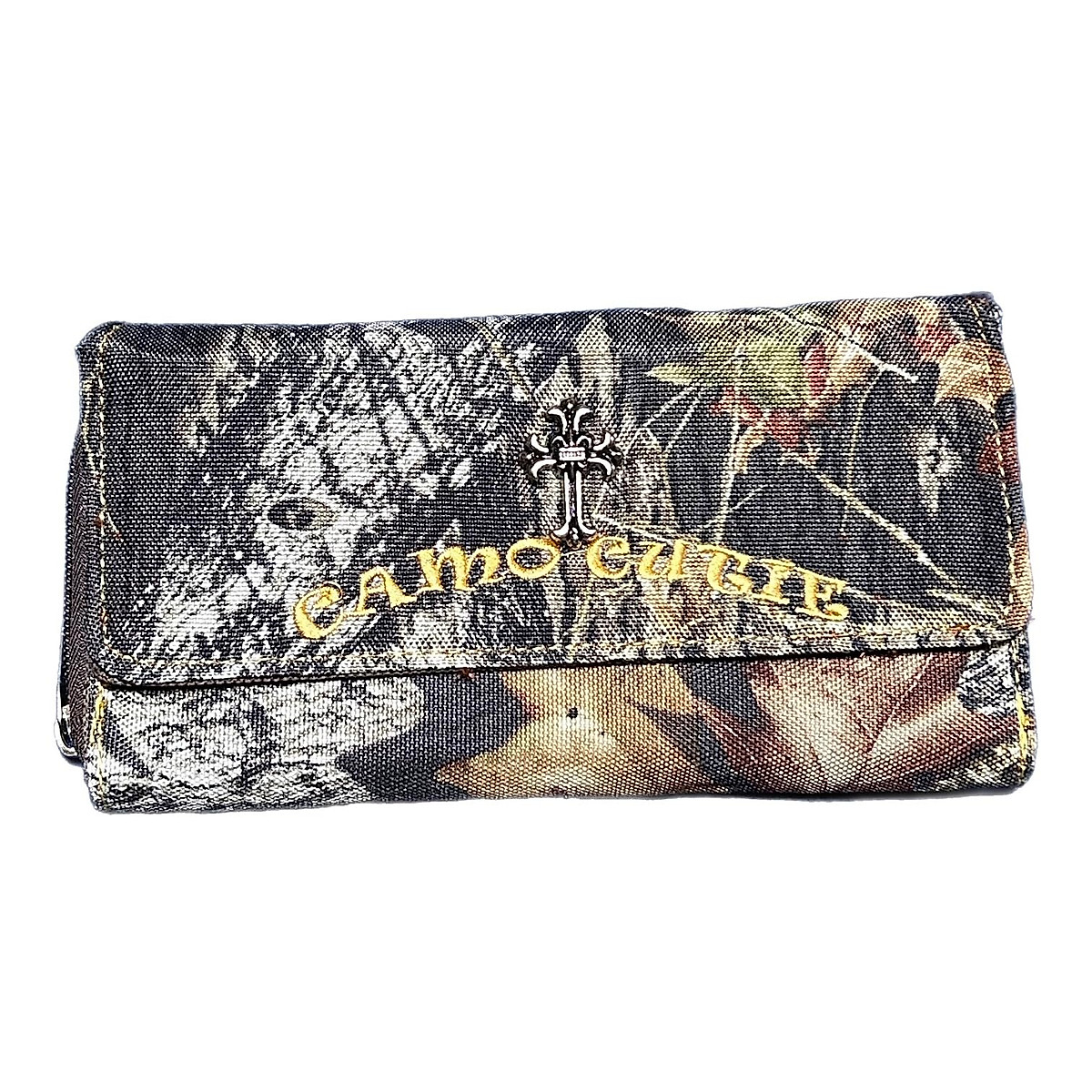 Official Women Mossy Oak Camo Tri Fold Wallet Ladies Camo Western Wallet with Camo Cutie BT-2
