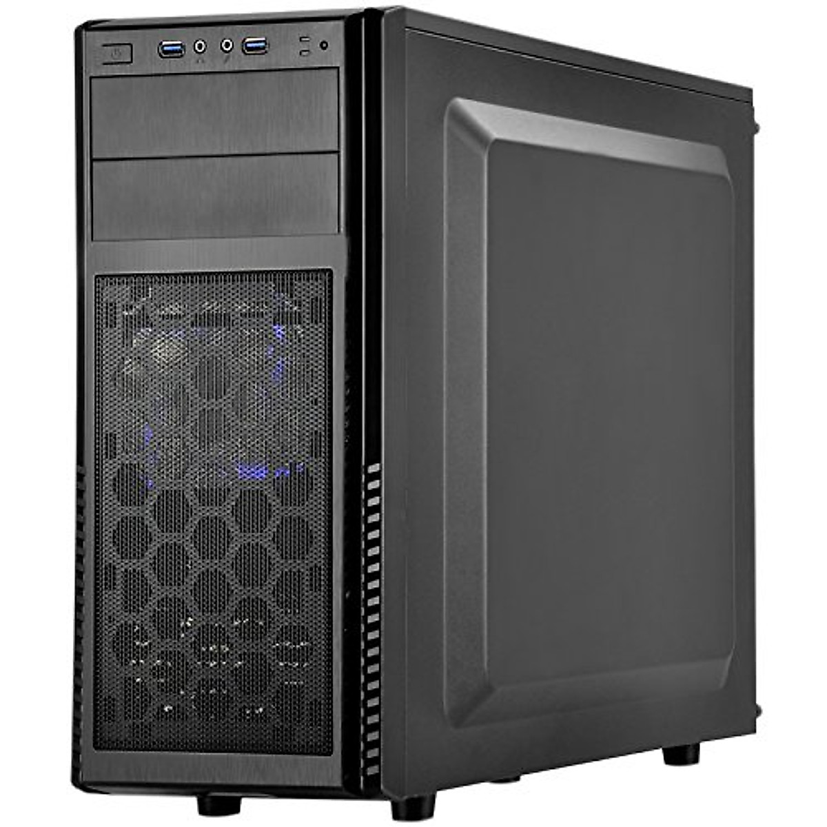 SilverStone Technology PS11 ATX, Micro-ATX Mid Tower Computer Case with Side Window Panel, SST-PS11B-W