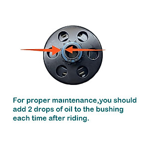 QYMOTO Go Kart Mini Bike Clutch 3/4" Bore 12 Tooth 35 Chain Predator 212cc Centrifugal Clutch Fit for 6.5 HP Engine GX160 GC190 GX200 Predator 212 Clutch with 2 Screws