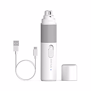 PETLIBRO Dog Nail Grinder - Rechargeable Low Noise Pet Nail Grinder for Dogs Professional 2 Speed Electric Pet Nail Trimmer Painless Paws Grooming Dog Nail Clippers for Small Medium Large Dogs & Cats