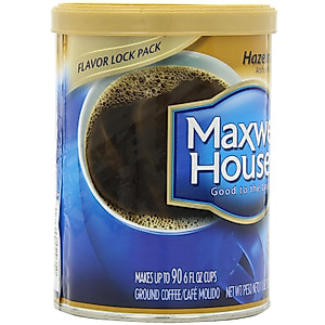 Maxwell House Hazelnut Ground Coffee, 11-Ounce Cannister (Pack of 3)