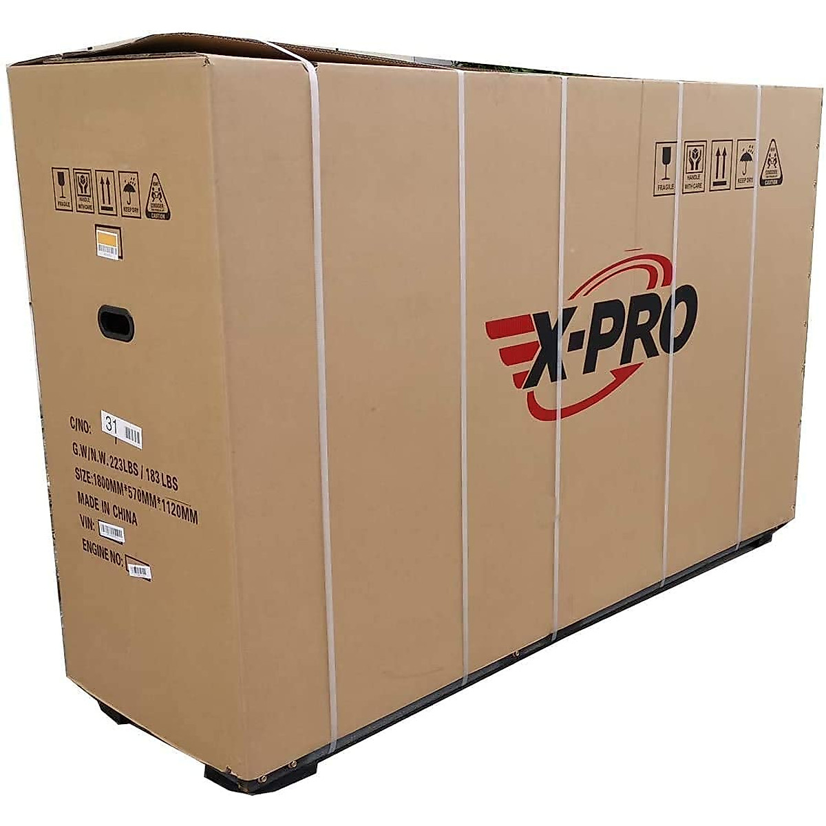 X-PRO 125cc Vader Adult Motorcycle Gas Motorcycle Dirt Motorcycle Street Bike Motorcycle Bike-Black