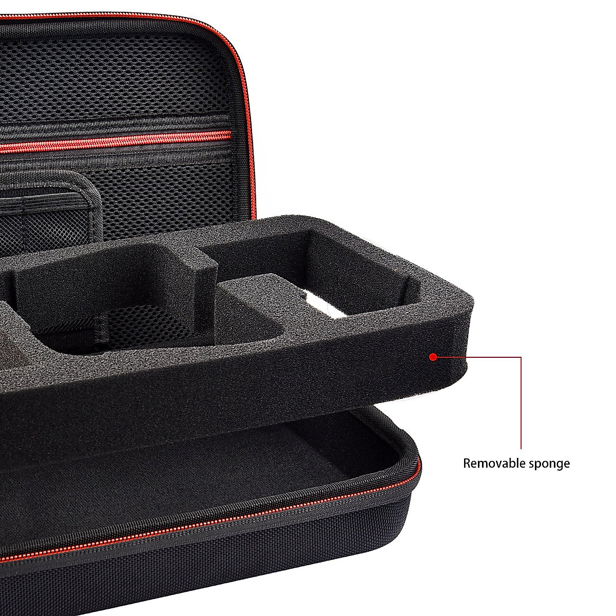 Nintendo Switch Protective Case, Portable Multi-Function Hard EVA Pouch Storage Bag Carrying Case For Nintendo Switch Console &Accessories Black