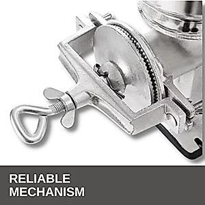 Hand Operated Corn Grain Mill Grinder Useful Kitchen Tool with Big Hopper Adjustable for Corn Coffee Food Wheat Oats Nut Herbs Spices Seeds Grinder Great for Restaurants Commercial Kitchens Bakery