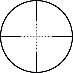 Vantage Riflescope 4X32, 1", Mil Dot (Wire)