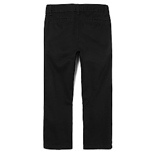 The Children's Place Boys Stretch Chino Pants,Black Single,14
