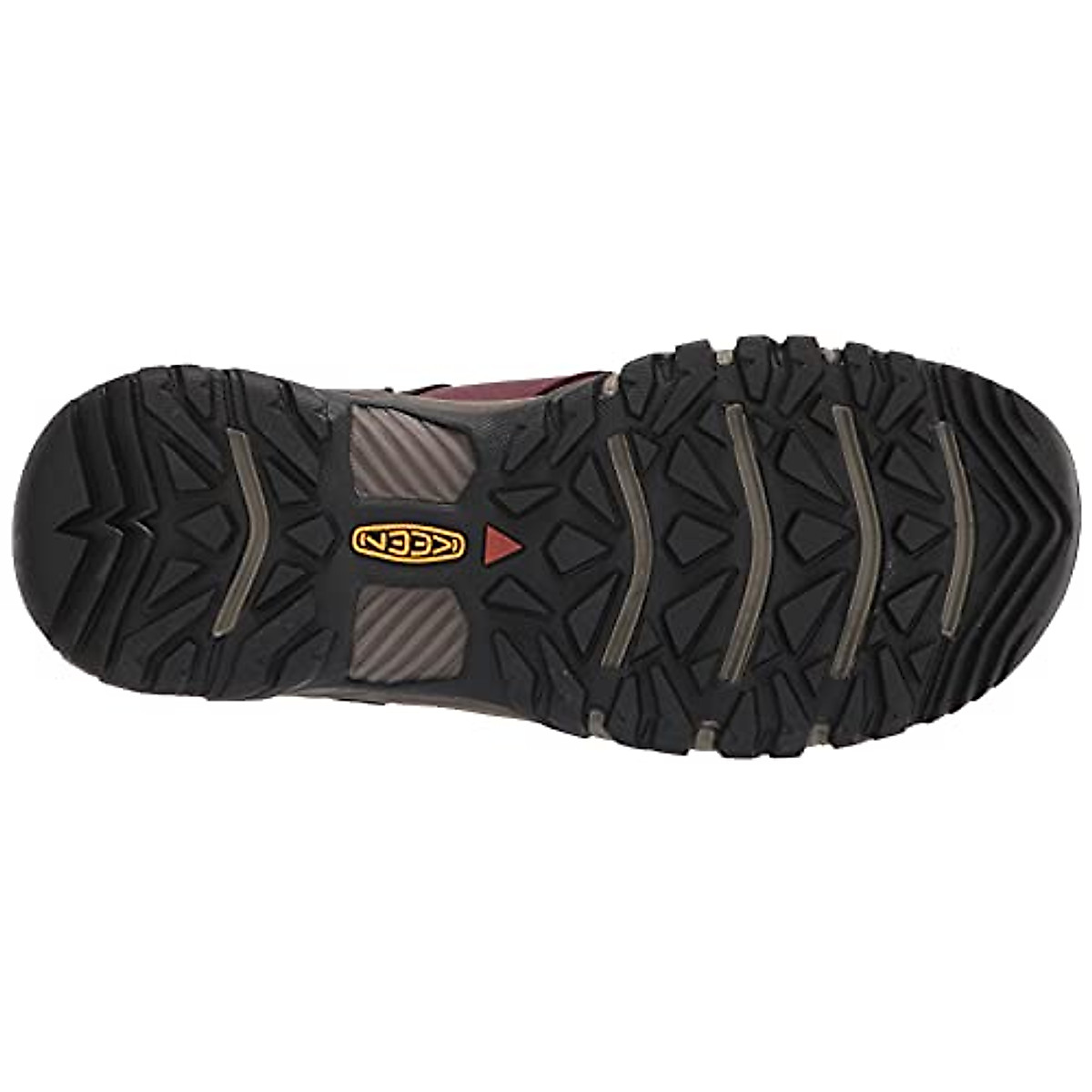 KEEN Women's Ridge Flex Low Height Waterproof Hiking Boots, Rhubarb/Brindle, 5