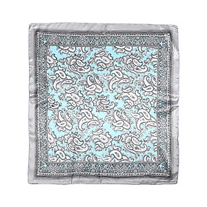 HAIMEIKANG Satin Head Scarves Square Silk Feeling Hair Scarf 4 PCS 23.18 Inches Headscarf for Women Silk Hair Bandanas（60cm#mix1