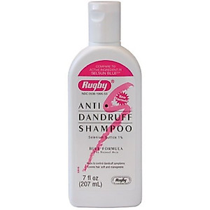 Rugby Selenium Sulfide 1% Anti-Dandruff Shampoo - 7 Fl Oz (2 Pack)