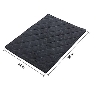 HOMBYS Chew Proof Dog Crate Pad Mat, 22"x35" Indestructible Kennel Pad for Aggressive Chewers, Durable and Water Resistant Teething Puppy Crate Mats for Dogs Cages