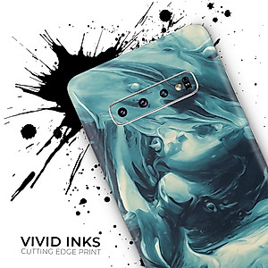 DesignSkinz Liquid Abstract Paint Remix V37 Protective Vinyl Decal Wrap Skin Cover Compatible with The Samsung Galaxy S20 (Screen Trim & Back Glass Skin)