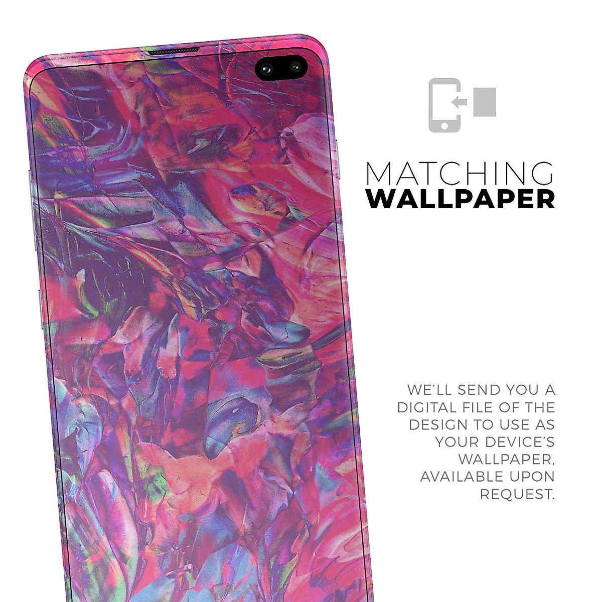 DesignSkinz Liquid Abstract Paint Remix V76 Protective Vinyl Decal Wrap Skin Cover Compatible with The Samsung Galaxy S20 (Screen Trim & Back Glass Skin)