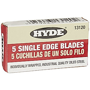 Hyde Tools 13050 Delta Heavy Duty Glass Scraper, 1 Pack