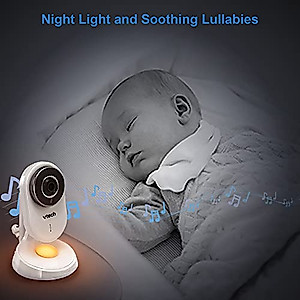 VTech VM818HD Video Monitor, 5-inch 720p HD Display, Night Light, 110-degree Wide-Angle True-Color DayVision, HD No Glare NightVision, Best-in-Class 1000ft Range, 2-Way Talk