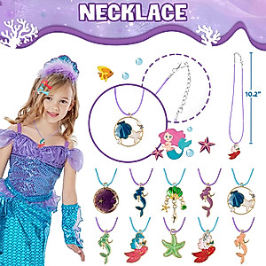 DMIGHT Mermaid Party Favors, 100 Pcs Mermaid Birthday Party Supplies, Baby Shower Goodie Bag Fillers Mermaid Party docorations