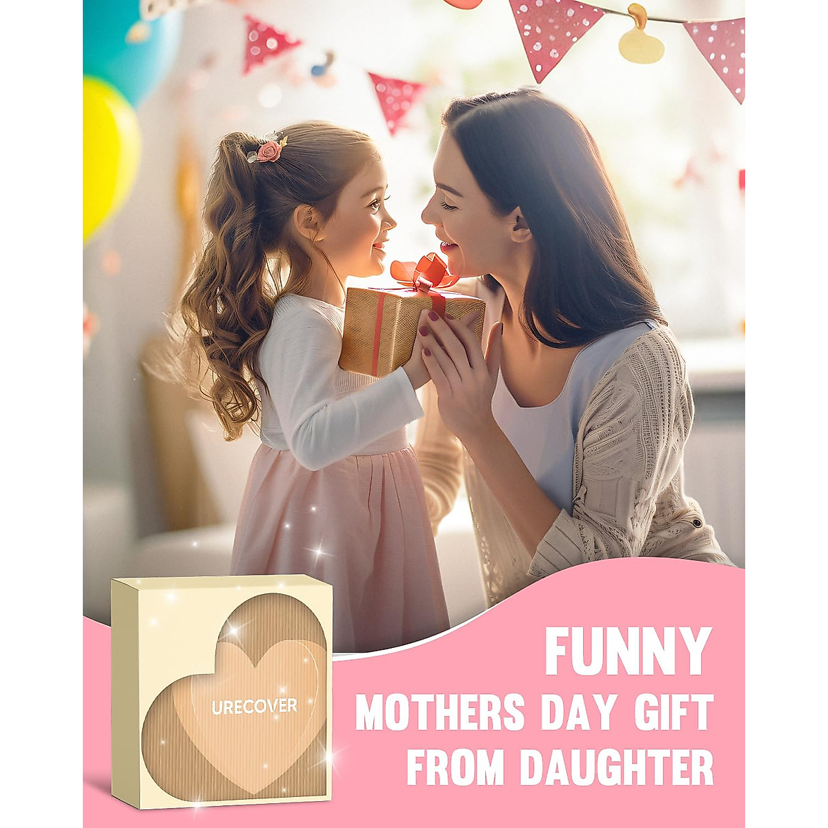 Mothers Day Gifts for Mom from Daughter - Personalized Mother's Day Gifts Bulk Keychain Gift for Women First Mom Funny Birthday Gift Ideas Gifts for New Mom Step Mom Mother in Law Kids Little Girl