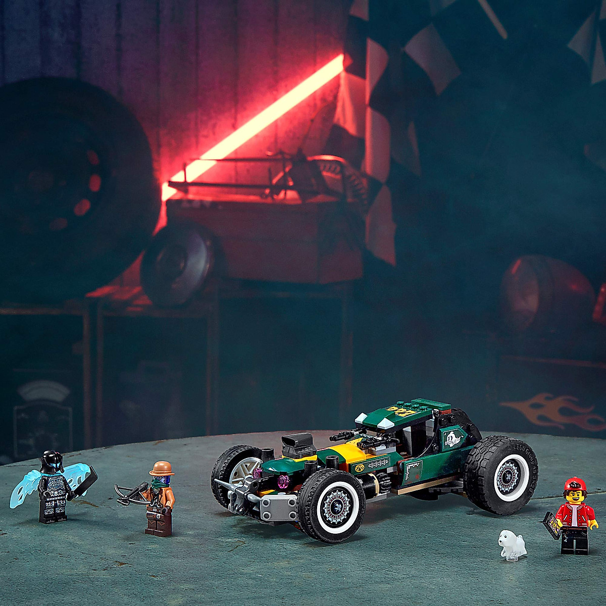 LEGO Hidden Side Supernatural Race Car 70434, Popular Augmented Reality (AR) Ghost Toy, App-Driven Ghost-Hunting Kit, Includes Jack, Vaughn and Shadow-Walker Minifigures (244 Pieces)