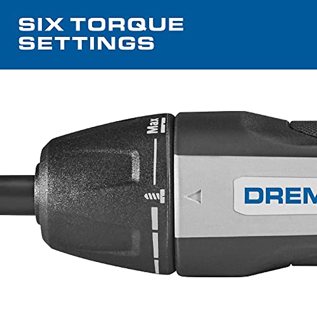 Dremel 4V Cordless Screwdriver Kit with 6 Power Settings and Smart Stop Technology, Includes 7 Screwdriver Bits, 1 Bit Extender, USB Cable and Power Adapter, HSES-01