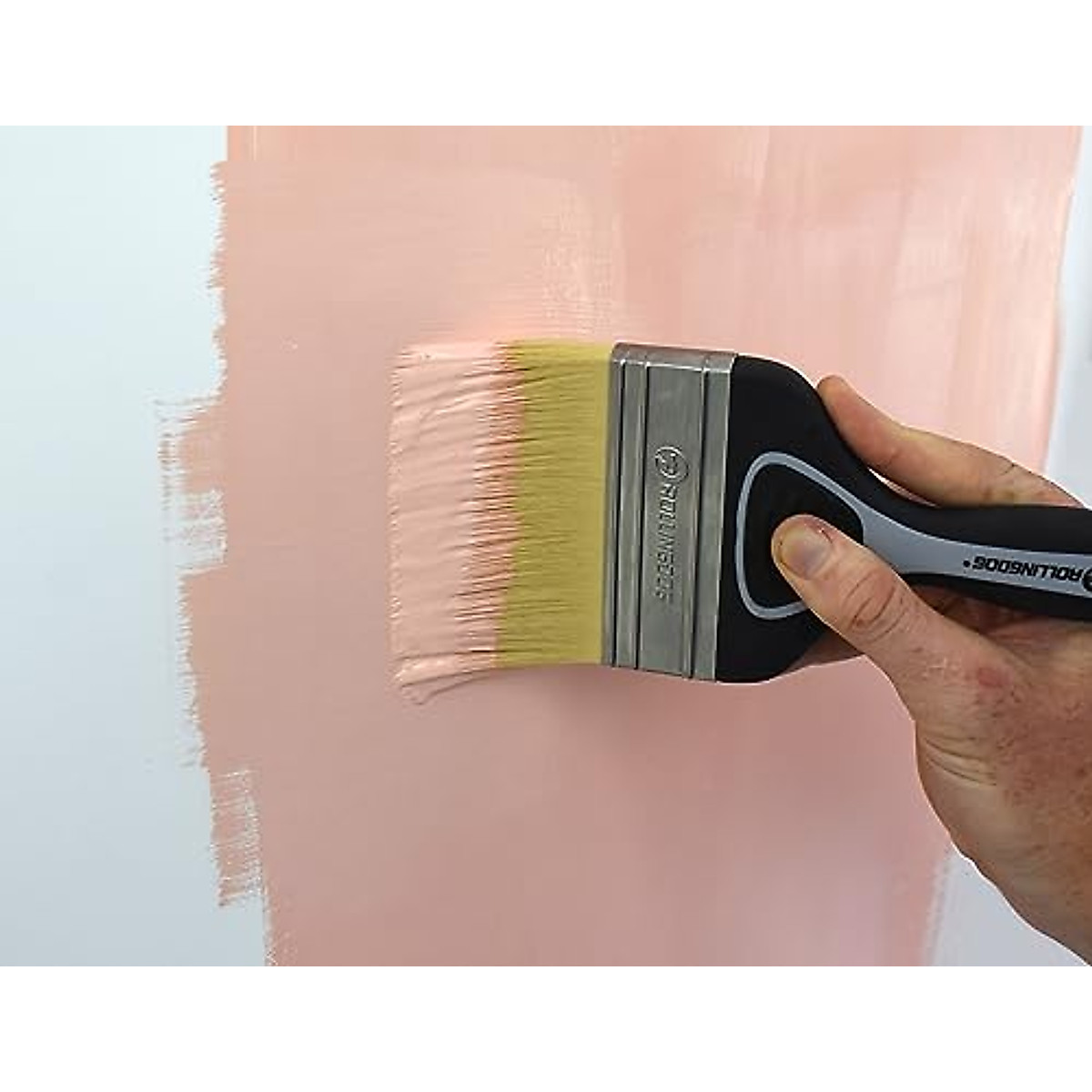 ROLLINGDOG 4 Inch Paint Brush- Large Paint Brush,Soft Paint Brush for Wall Paint,Ceiling,Blinds,Large Surface Areas(100mm)