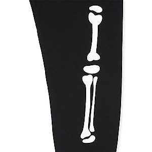 The Children's Place,Unisex Baby and Toddler Matching Family Glow Skeleton Snug Fit Cotton One Piece Pajamas,Black,5T