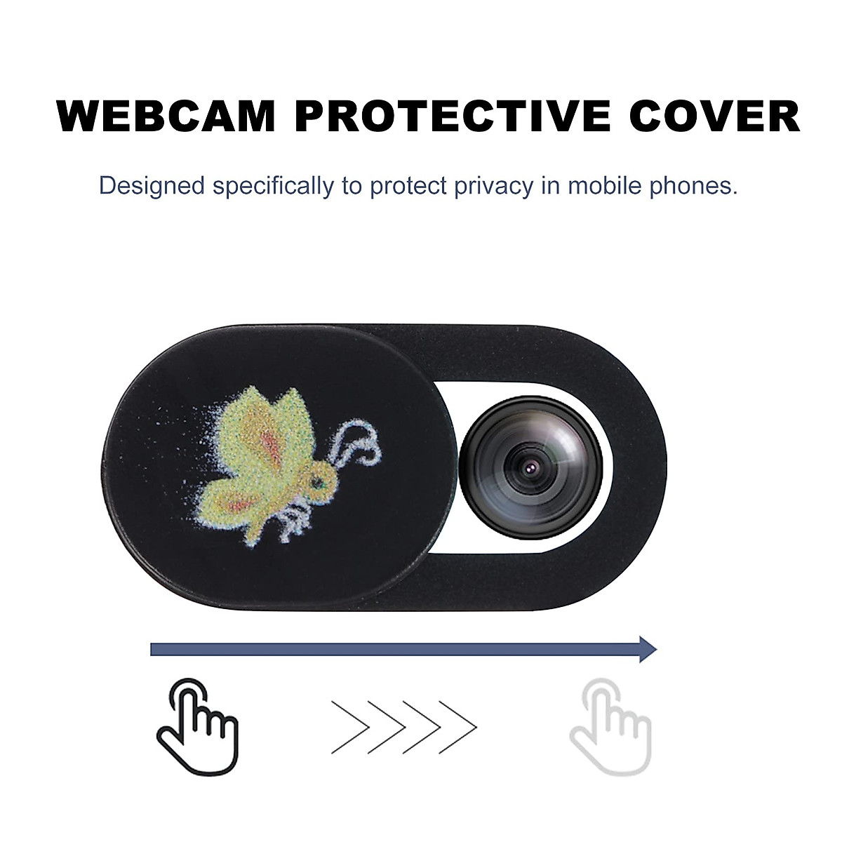OSALADI 4pcs Privacy Cover Web Covers Plastic Webcam Cover Laptop Webcam Cover Webcam Protective Covers Peeping Covers Laptop Covers Tablet Covers
