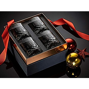 Whiskey Stone Bullets and Whiskey Glasses set of 4