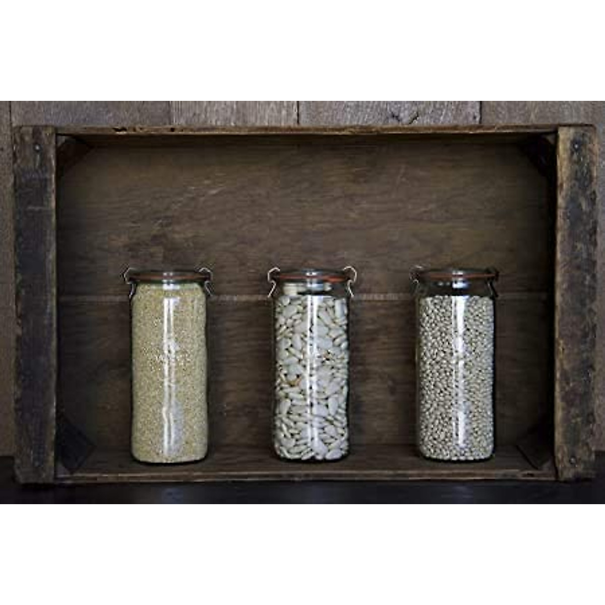 Weck Jars 908 1 Liter - Pack of 2 Glass Jars