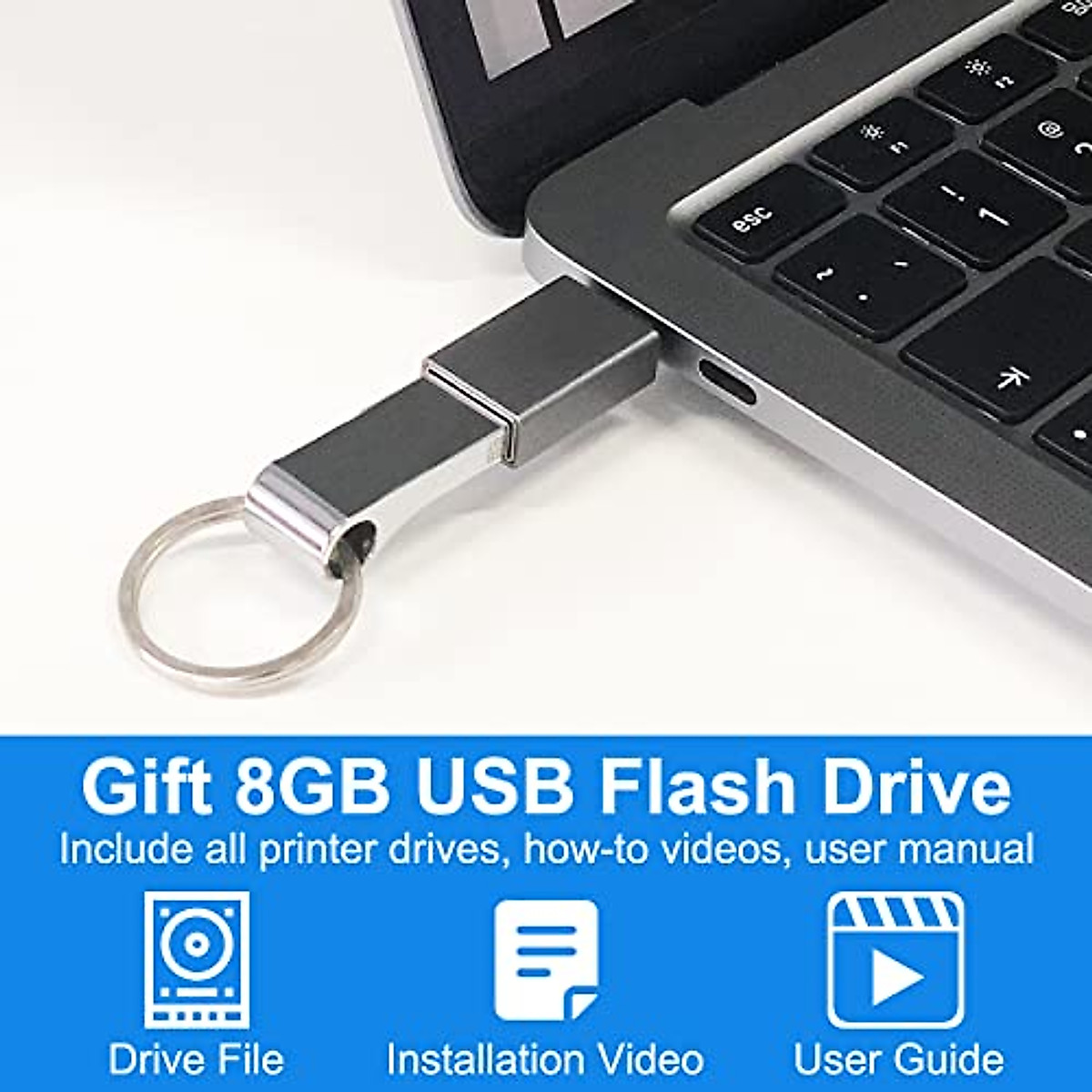 BESTEASY Thermal Label Printer,4x6 Shipping Label Printer High Speed Commercial Direct Thermal Label Maker Compatible with Amazon, Ebay, Etsy, Shopify and FedEx (White)