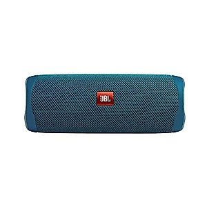 JBL FLIP 5 - Waterproof Portable Bluetooth Speaker Made from 100% Recycled Plastic - Blue (Renewed)