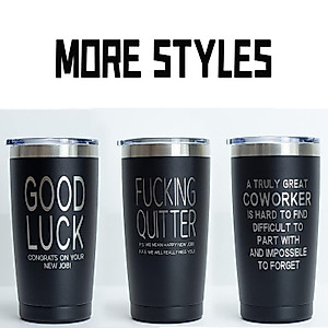 cifalaya My Favorite Employee Gave Me This Cup - Funny Boss Gifts from Employees Coworker Gifts to Employer Novelty Boss Coffee Tumbler, 20oz Black