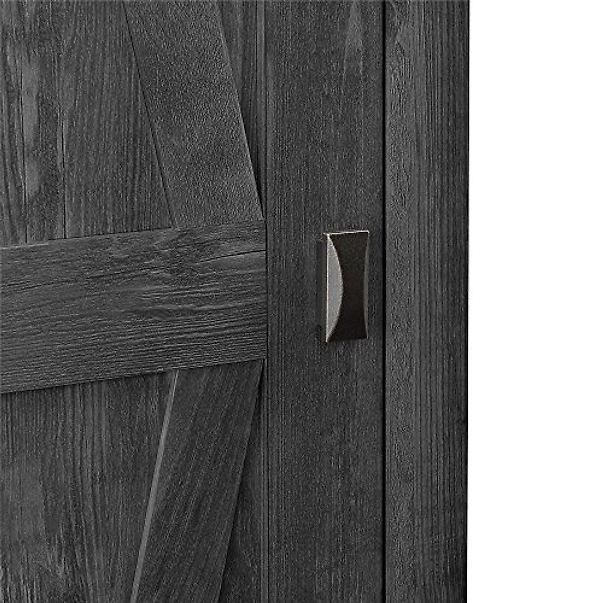 Ameriwood Home Farmington Wide Storage Cabinet, 30", Rustic Gray