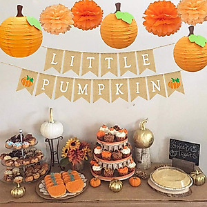 CHRORINE Fall Home Decor Birthday Party Decorations, Fall Little Baby Pumpkin Party 1st Birthday Baby Shower Decorations, Autumn Class School Office Decor