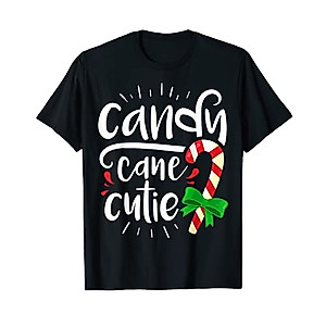Candy Cane Cutie Christmas Stocking Stuffer Gifts For Girls T-Shirt