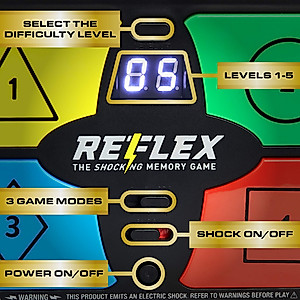 Paladone Reflex Shocking Memory Game - Electronic Memory Game with a Shock | Amazon Exclusive