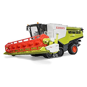 Bruder 02119 CLAAS Lexion 780 Combine Harvester, Realistic Farm Harvesting Tractor Toy, Green