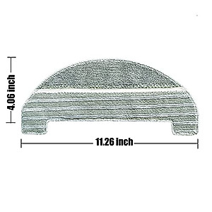 5Pcs Mopping Cloths Pads for iHome AutoVac Nova Self Empty Robot Vacuum Replacement Accessory Parts