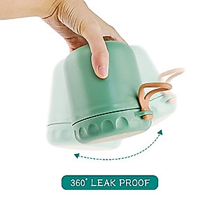 Locisne Food Thermos Lunch Jar - Vacuum Insulated Stainless Steel Food Jar with spoon, Leak-Proof Insulated Soup Container for Cool or Hot Food