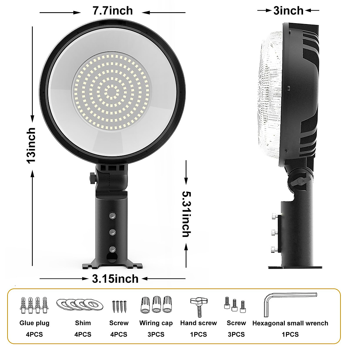 Maliralt LED Barn Light Dusk to Dawn Outdoor Lighting 150W Barn Lights Outdoor IP65 Waterproof Area Street Light for Farmhouse Barns Garage Yard Warehouse Outdoor Security Lighting