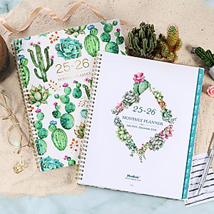 2023-2024 Monthly Calendar/Planner - Monthly Planner/Calendar 2023-2024, 9" x 11", Jan 2023 - Dec 2024, Planner 2023-2024 with Monthly Tabs, Twin-Wire Binding, Two-Side Pocket, Perfect Organizer.