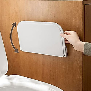 Aurgiarme Wall Mounted Foldable Storage Shelf Multipurpose Organization Holder for Kitchen Bathroom Towel Rack Supplies