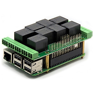 Eight RELAYS 8-Layer Stackable HAT for Raspberry Pi