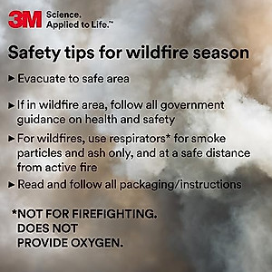 3M Personal Protective Equipment Particulate Respirator 8210, N95, Smoke, Dust, Grinding, Sanding, Sawing, Sweeping, 20/Pack