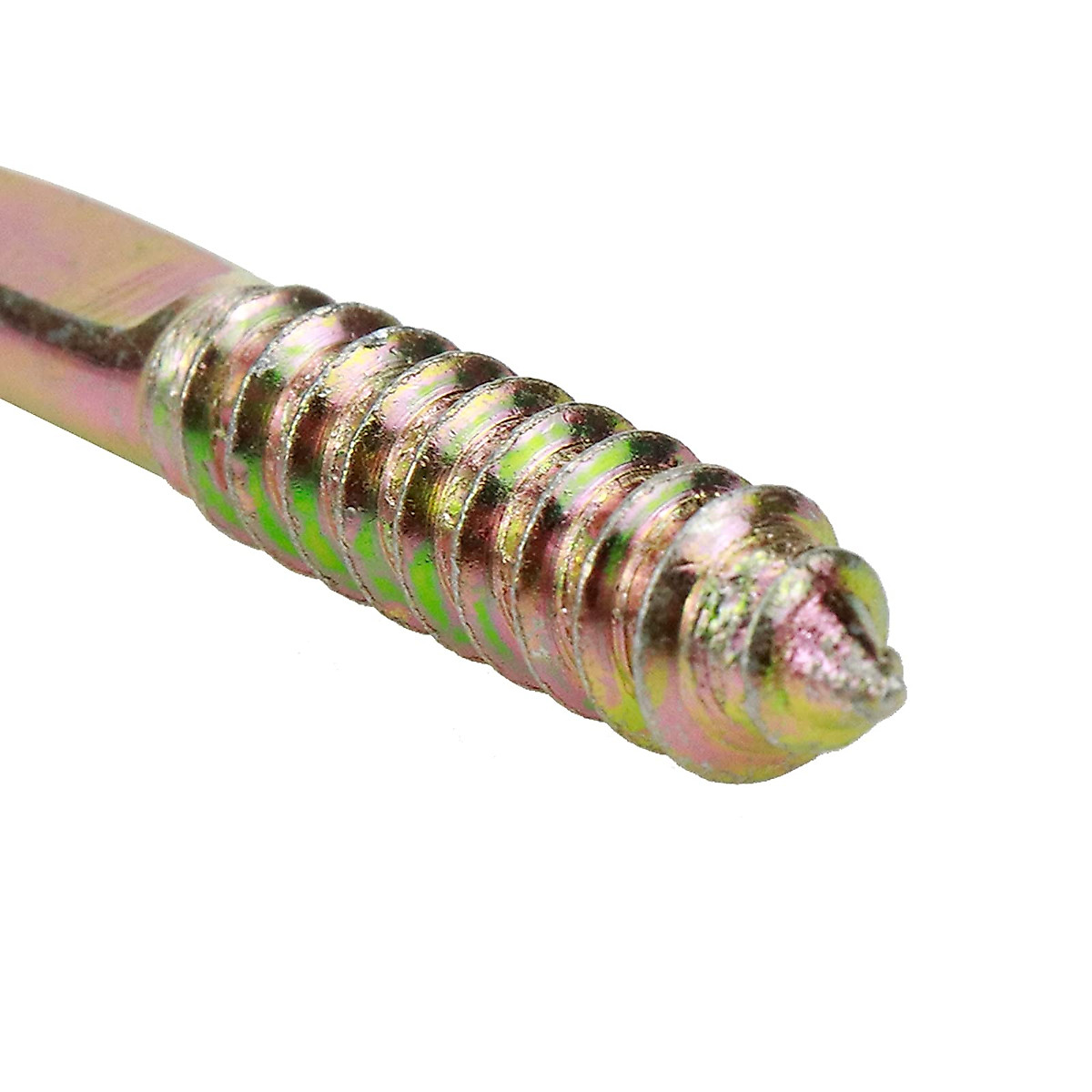 Dowel Screw Mcredy Double End Threaded Machine Self Tapping Wood Screw Bolt Stud M8 Hanger Bolt (M8x80mm) Pack of 10