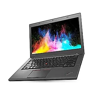 Lenovo ThinkPad T460 14 inches Laptop, Core i5-6300U 2.4GHz, 8GB RAM, 240GB Solid State Drive, Windows 10 Pro 64bit (Renewed)