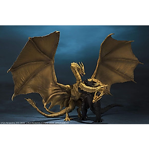 TAMASHII NATIONS Bandai S.H. MonsterArts King Ghidorah 2019 "Godzilla: King of The Monsters Action Figure