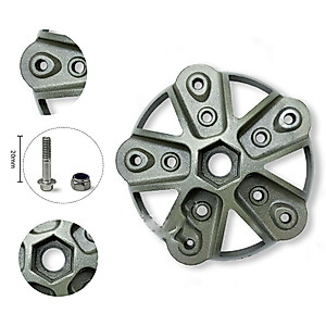 OLONETO 3/5/6 Blade Hub Cover Home Wind Turbine Generator Suitable for 3 5 6 Blade Durable Universal Hub (Color : Three Leaves)