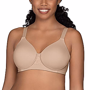 Vanity Fair womens Full Figure Beauty Back Smoothing Bra, Wirefree - Beige, 38D US
