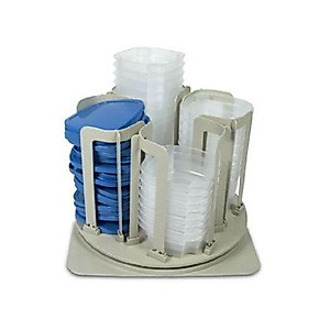 Spin N Store Swirl Around Carousel Organizer - Compact Storage for Your Food Containers! by JUMBL